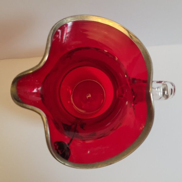 New Martinsville/Viking | Dining | Vintage Viking Glass Ruby Red 6 ...